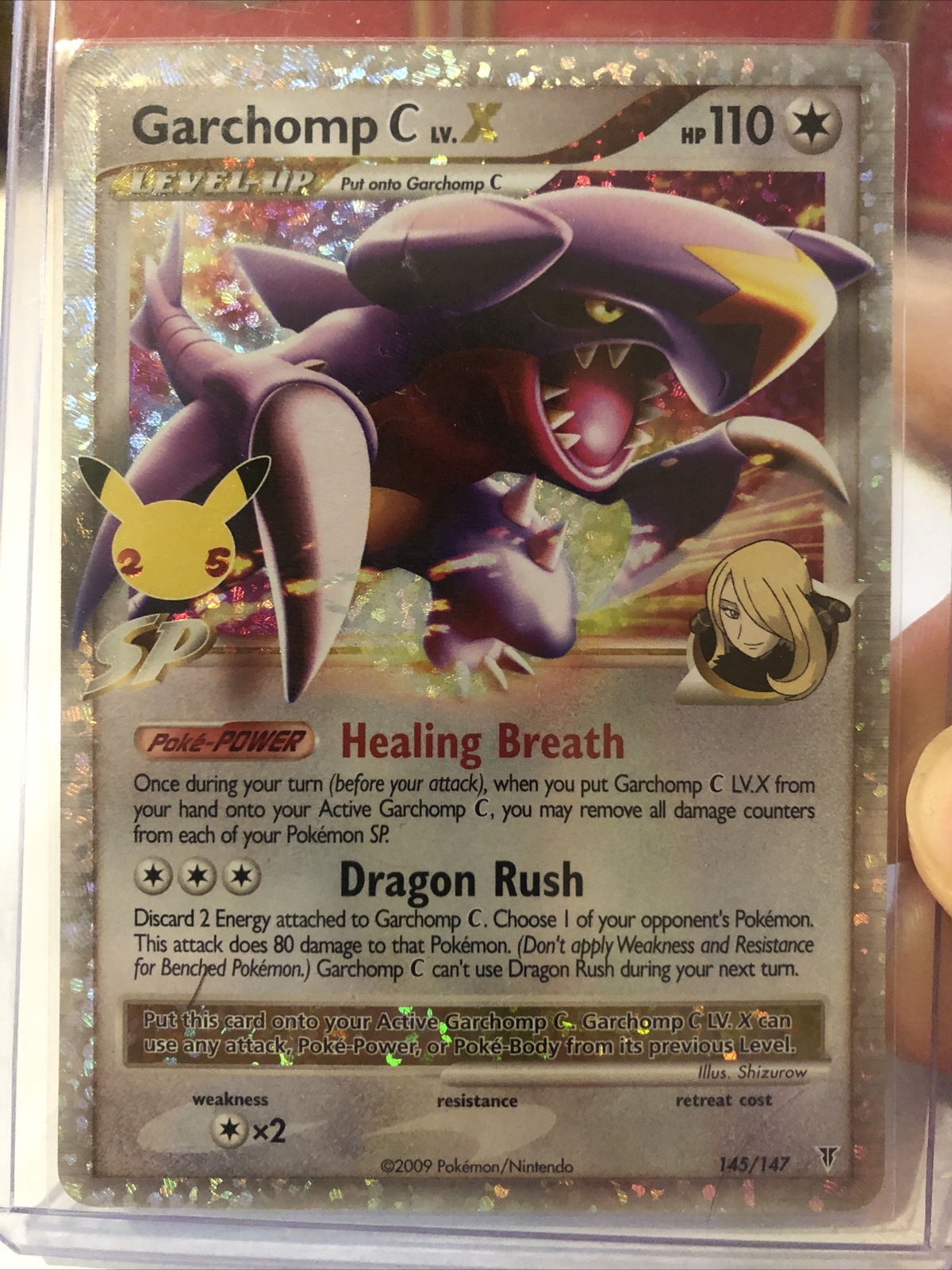 Pokémon TCG Garchomp C LV.X Celebrations: Classic Collection 145/147 ...