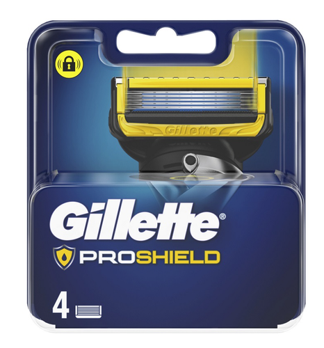 Pack 4 Lames GILLETTE "PROSHIELD" Recharges Rasoir Fusion 5 Gilette Proglide NEW | eBay