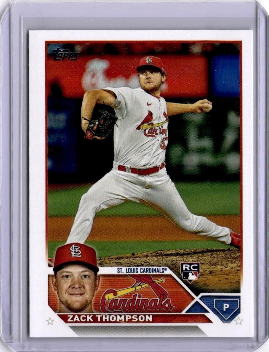 2023 Topps Series 1 Zach Thompson Rookie Card #34 St. Louis Cardinals ...