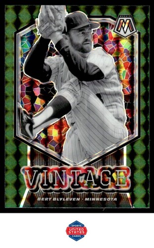 2021 Panini Mosaic #V11 Bert Blyleven Vintage Green | eBay