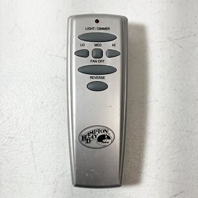 (RARE SILVER COLOR) Hampton Bay Remote Control Ceiling Fan Light ...