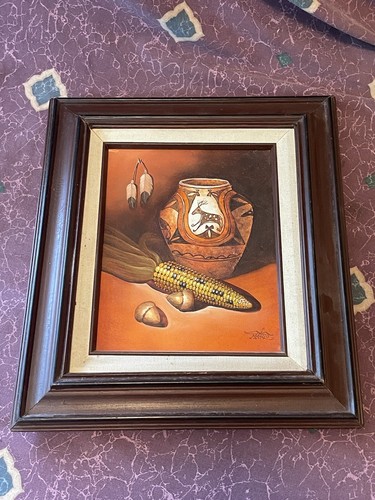 Myung Mario Jung Original Oil Painting Southwest Native American | eBay