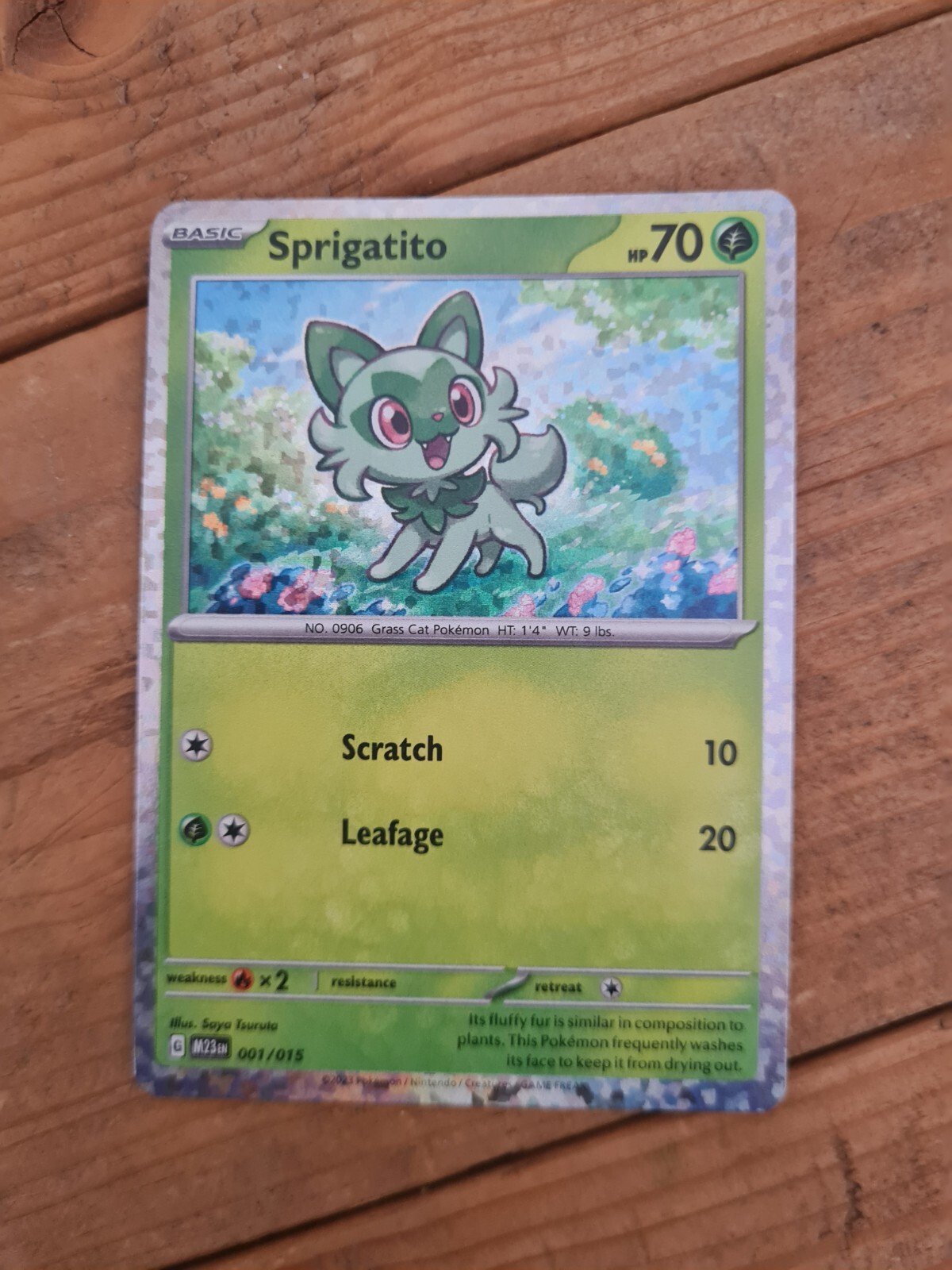 Pokemon Mcdonalds 2023 Promo Sprigatito 001/015 | eBay