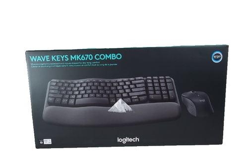 Logitech Ergo Series Wave Keys MK670 Keyboard and Mouse Combo 920 ...