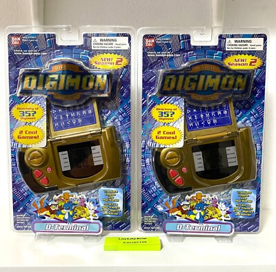 Digimon 2000 D-Terminal - D Terminal - Gold Bandai V-Pet New Sealed ...