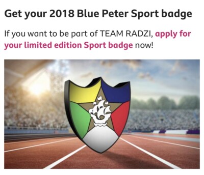 Blue Peter Sports Badge | eBay UK