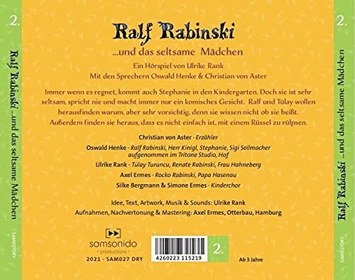 Ralf Rabinski Ralf Rabinski ... und das seltsame Mädchen (CD) | eBay