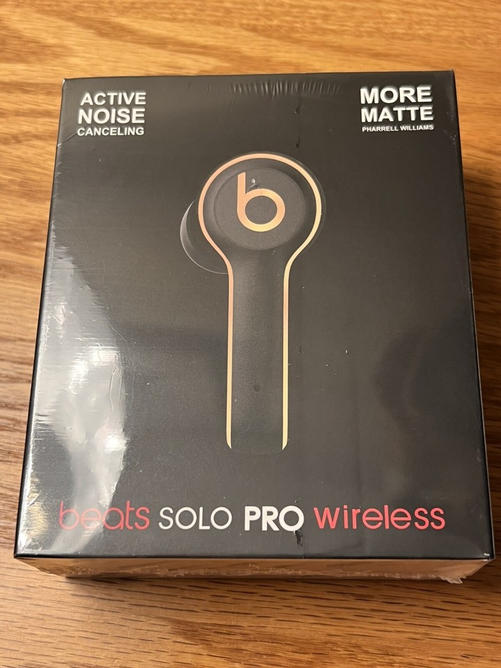 New Beats By Dre Solo Pro 6 Wireless In-Ear Buds-Black/Gold-Sealed! | eBay