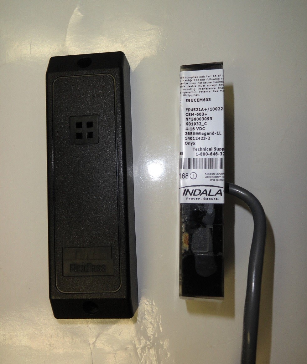 HID Indala Motorola FP4511A Mullion FlexPass Prox Reader, Black, 26-Bit ...