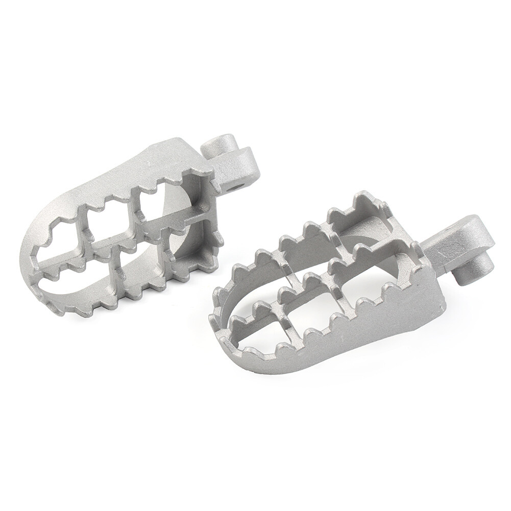 2PCS Wide Foot Pegs Footpegs Rear Set Pedals Racing Universal Motor ...