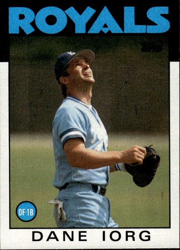1986 Topps #269 Dane Iorg Kansas City Royals | eBay