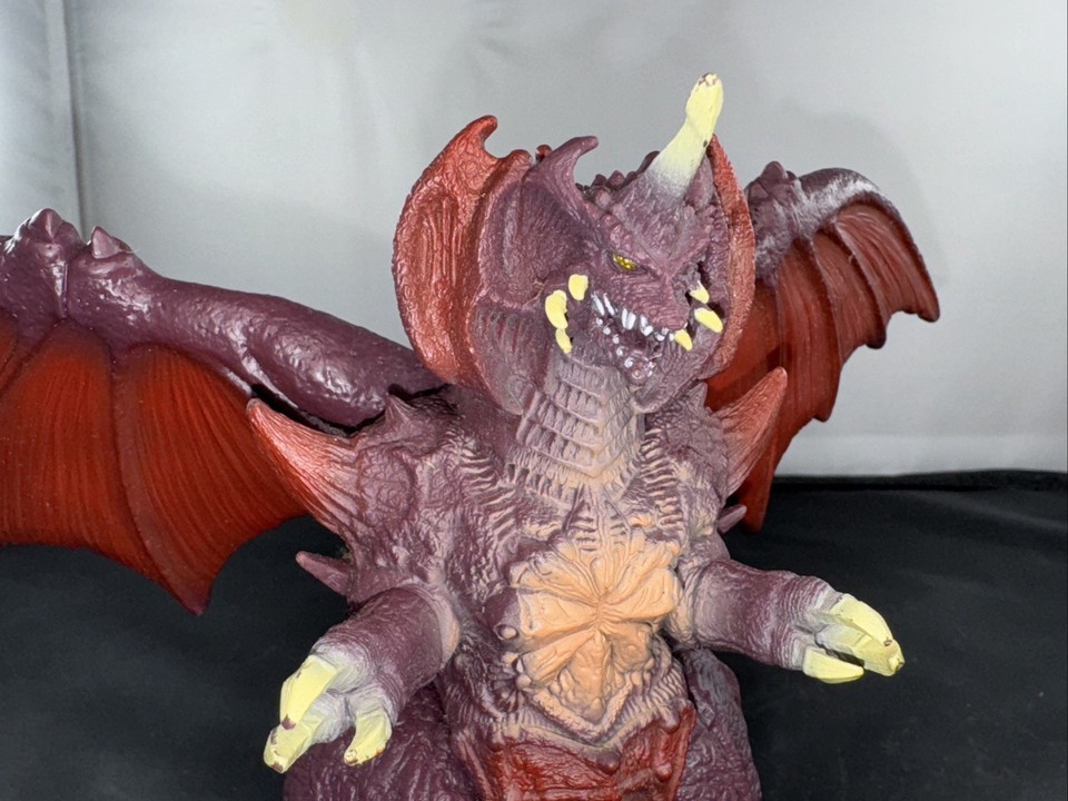 1998 BANDAI 6” DESTOROYAH Vinyl Action Figure Kaiju GODZILLA Destroyah ...