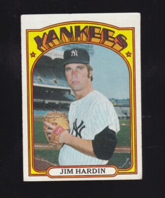 1972 Topps Jim Hardin #287 New York Yankees | eBay