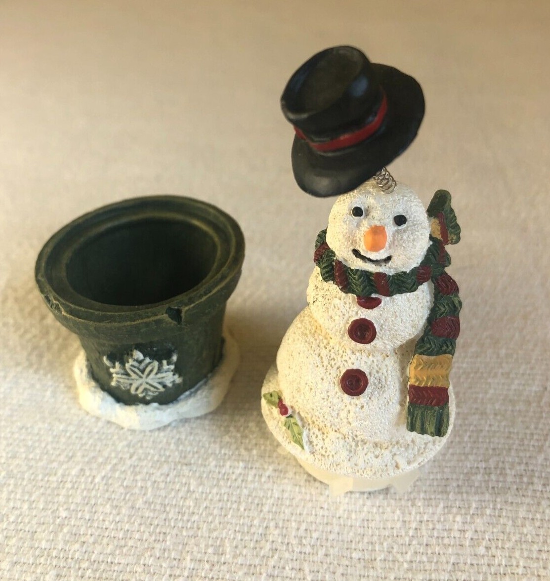 Snowman Wiggle Pot Figurine by FIGI Graphics with box 2000 BX-HWP-22 | eBay