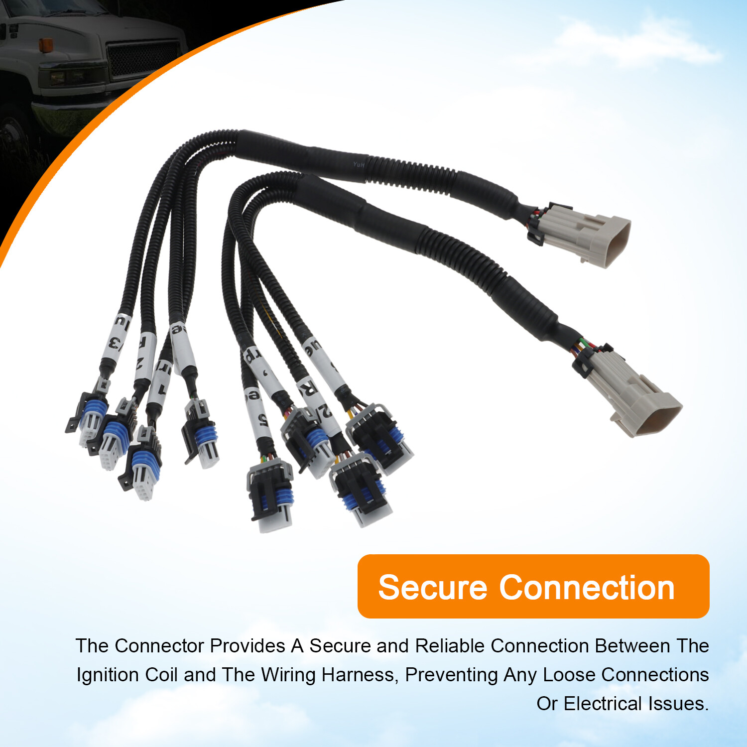 2x Ignition Coil Harness Wiring for GM LQ9 LQ4 LS2 LS7 LSX Chevy ...