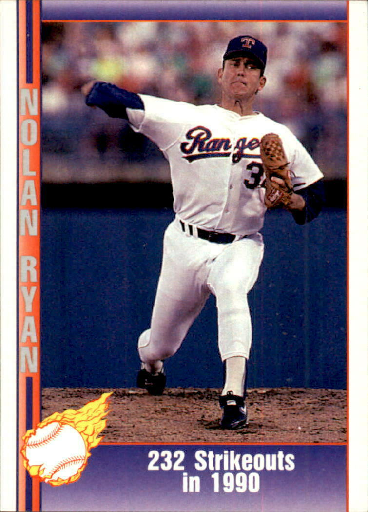 1991 Pacific Nolan Ryan "232 Strikeouts in 1990" #73 - Texas Rangers | eBay