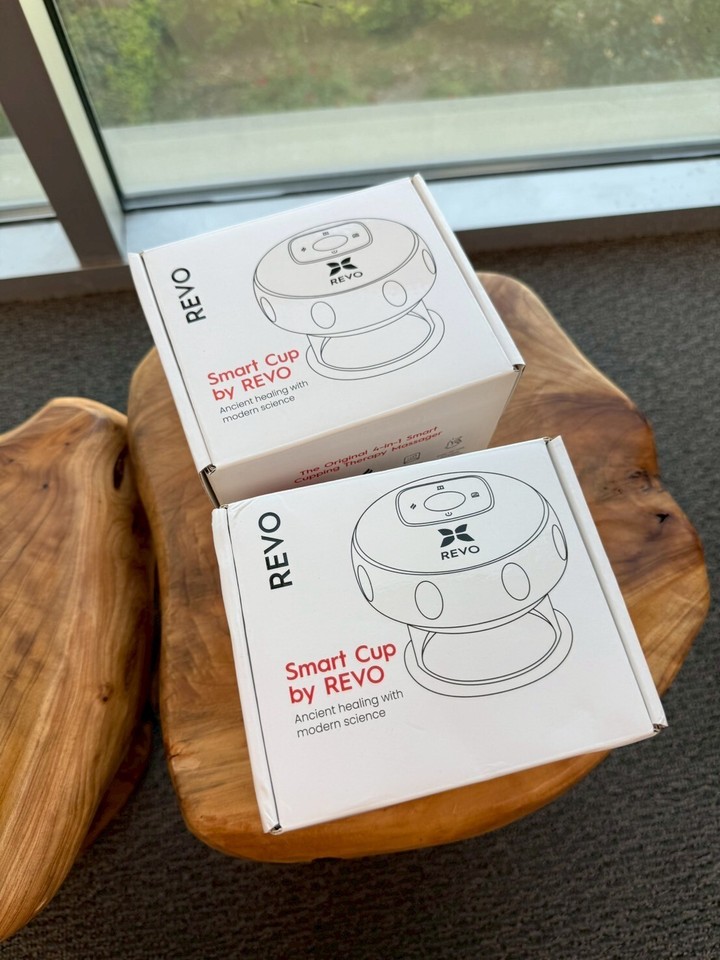 REVO The Original 4-in-1 Smart Cupping Therapy Massager Red Light ...