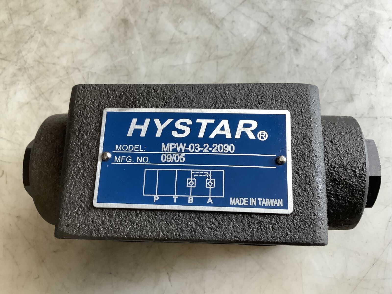 HYSTAR MPW-03-2-2090 PILOT OPERATED CHECK VALVE | eBay