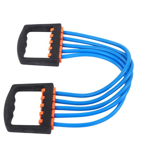 (Blue)Arm Muscle Sport Chest Expander Body Workout Chest Expander ...