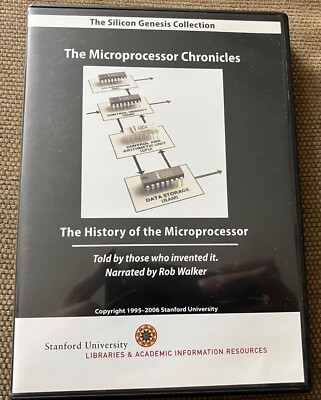 MICROPROCESSOR CHRONICLES Rob Walker DVD Silicon Valley Computer ...