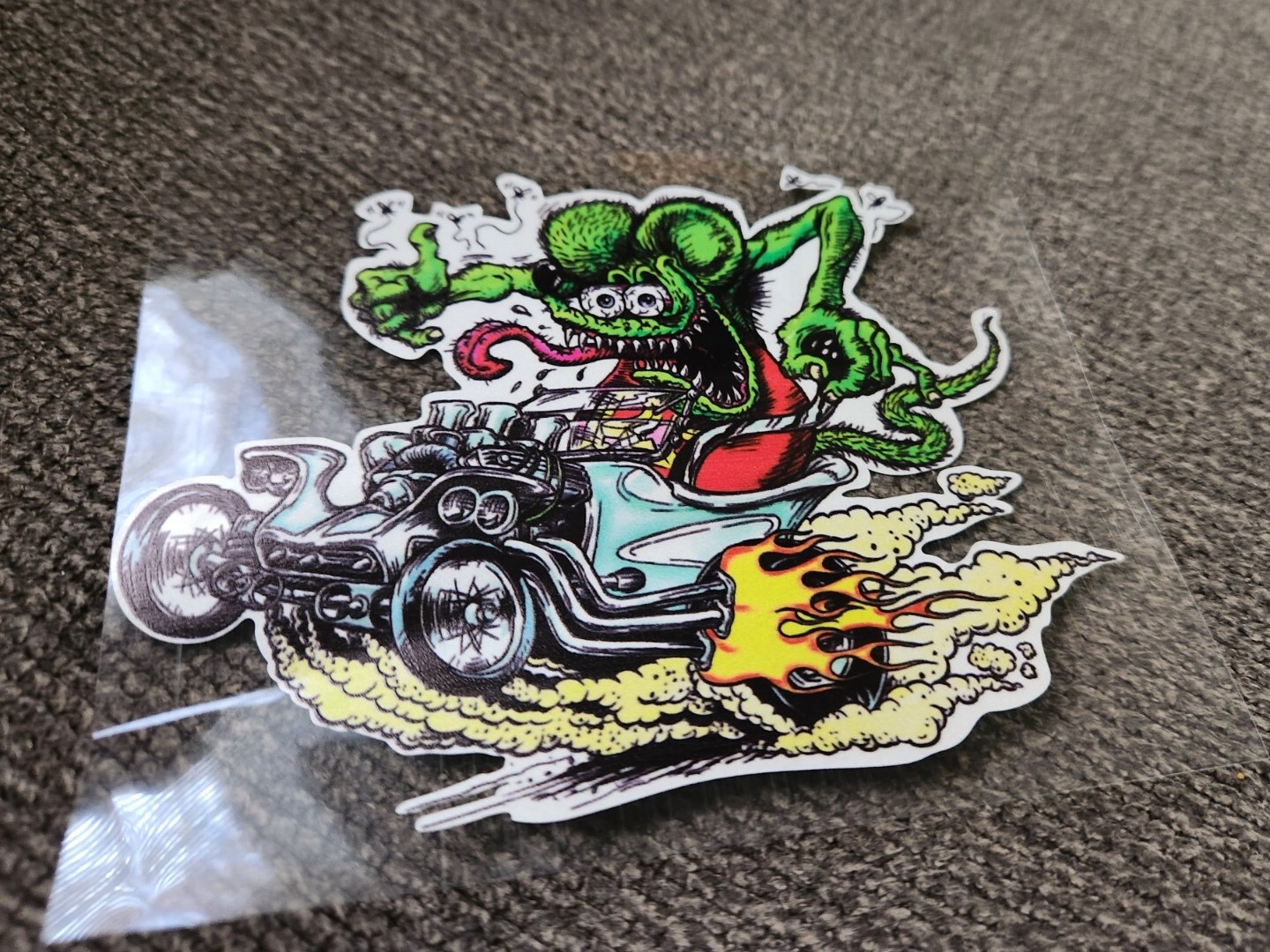 Rat Fink Decal Sticker Vinyl Hotrod | eBay