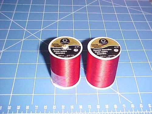 Coats and Clark All Purpose Thread (400 yds) 2 New and Used Lot B Rayon ...