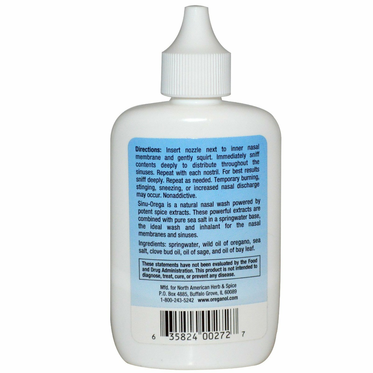 North American Herb And Spice Sinuorega Nasal Spray 2 Use These Nasal