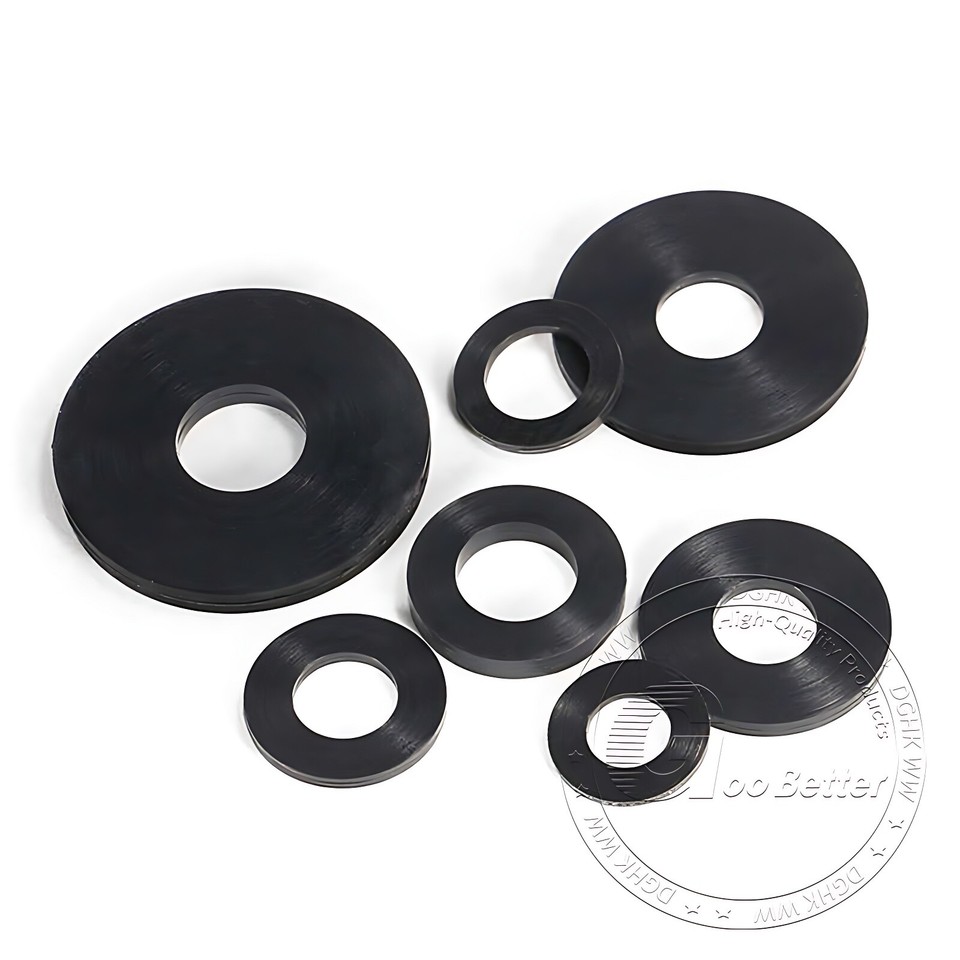 3MM THICK NITRILE NBR BLACK RUBBER WASHER ROUND RING SEAL 10MM TO 72MM ...