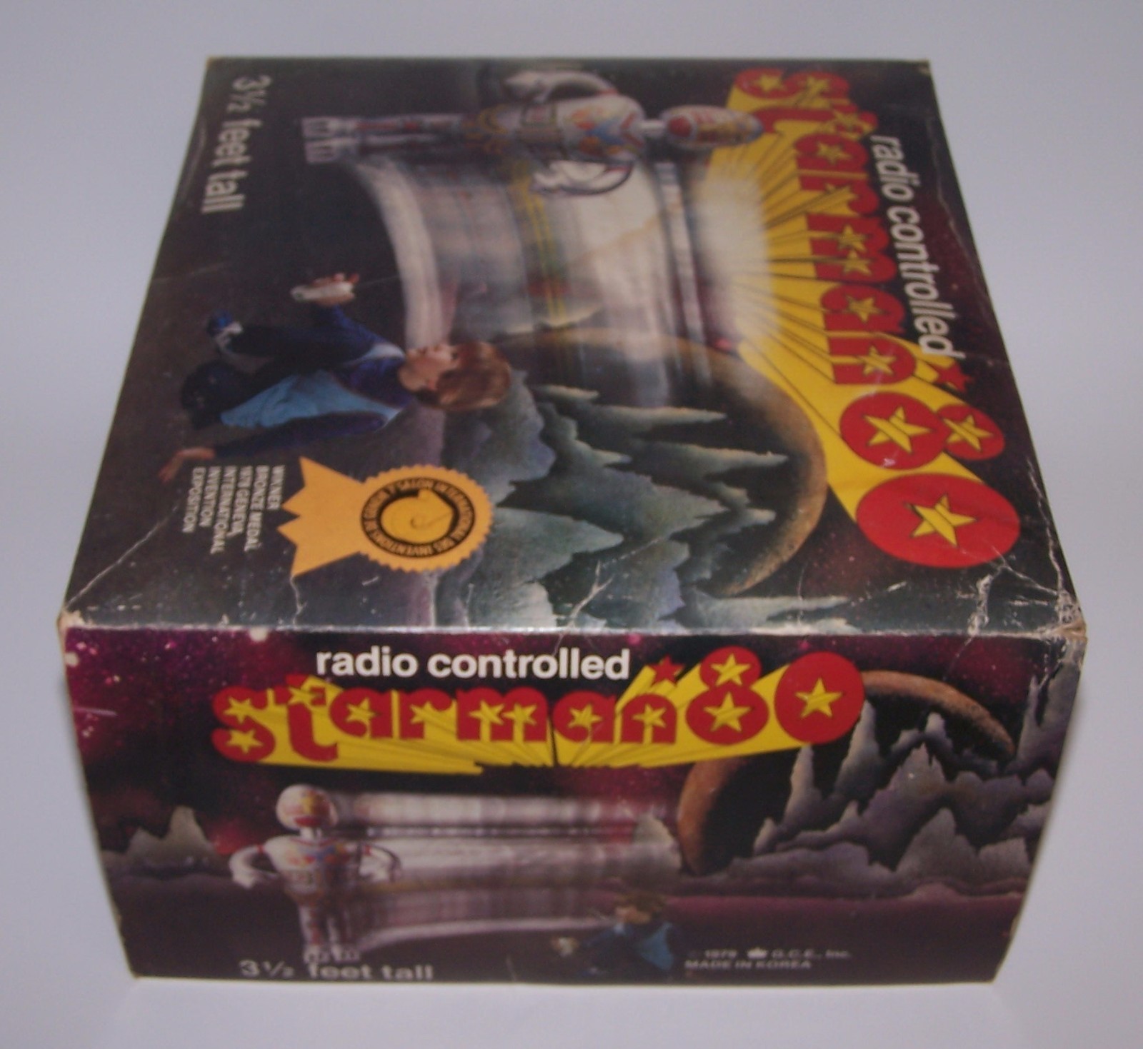 Starman 80 Electronic Remote Controlled Blow Up Robot 3.5 Feet Tall ...