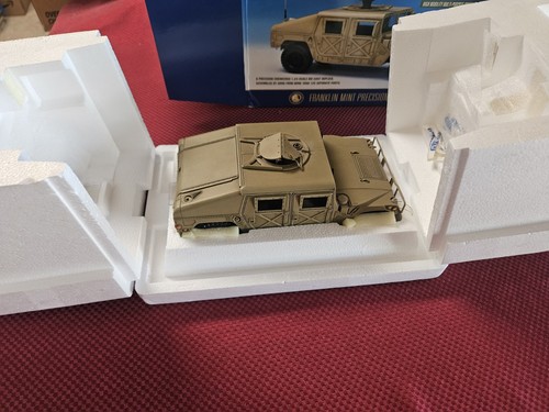 1:24 FRANKLIN MINT PRECISION MODELS U.S. ARMY HUMVEE M966 W/WEAPONS ...