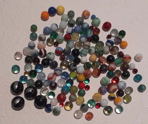 Vintage Glass Marble Collection 140+ A Unique and Colorful Collection ...