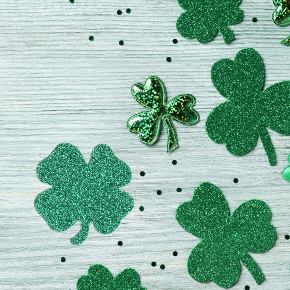 500 Pcs Shamrock Stickers Patricks Day Window Decals Self-adhesive ...
