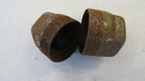 1930-35 Ford front dust caps No Reserve flathead 1931 1932 1933 1934 ...