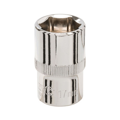 Silverline 17mm Socket 1/2" Drive 6 Point Metric Mechanical Engineering ...