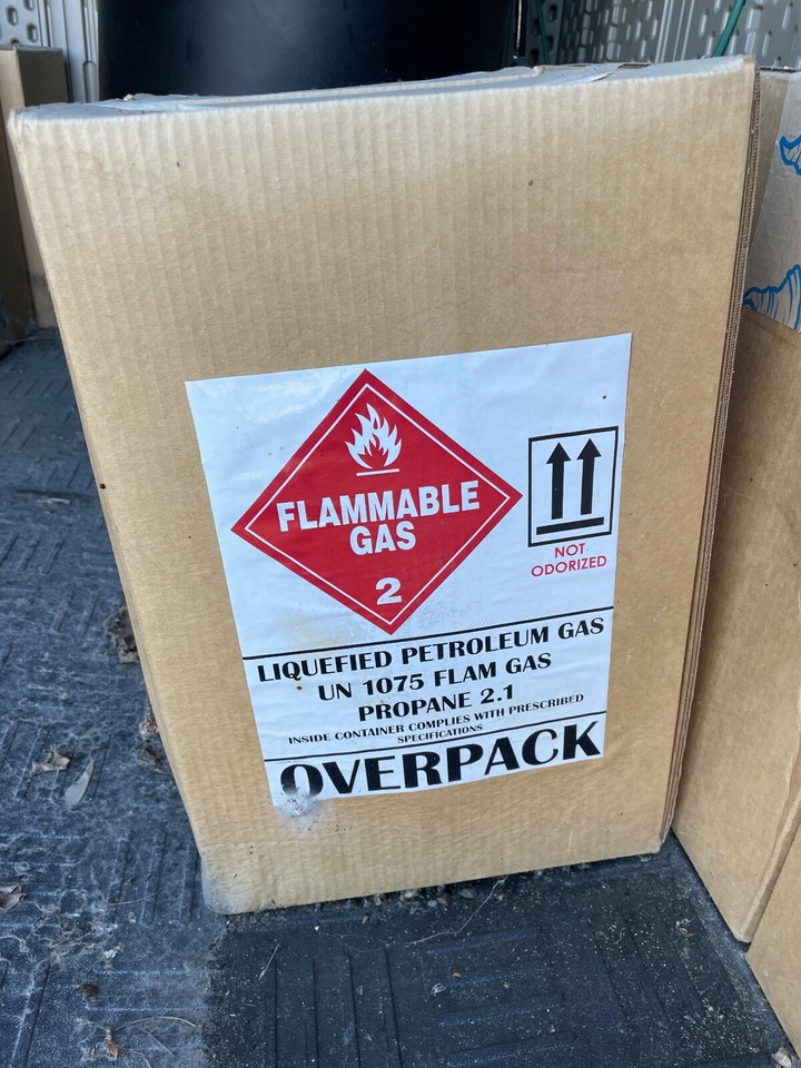 Propane R290 New 20.5lb Refrigerant UN 1075 | eBay