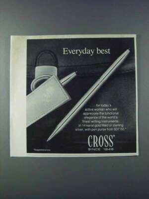 1981 Cross Pens Ad - Everyday Best | eBay