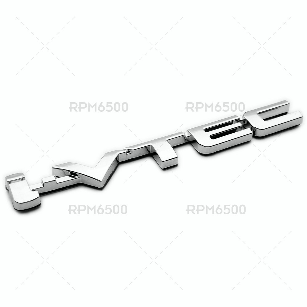 Logotipo Honda Sohc Vtec 3D Metal Red Black Logo VTEC Emblem Letters