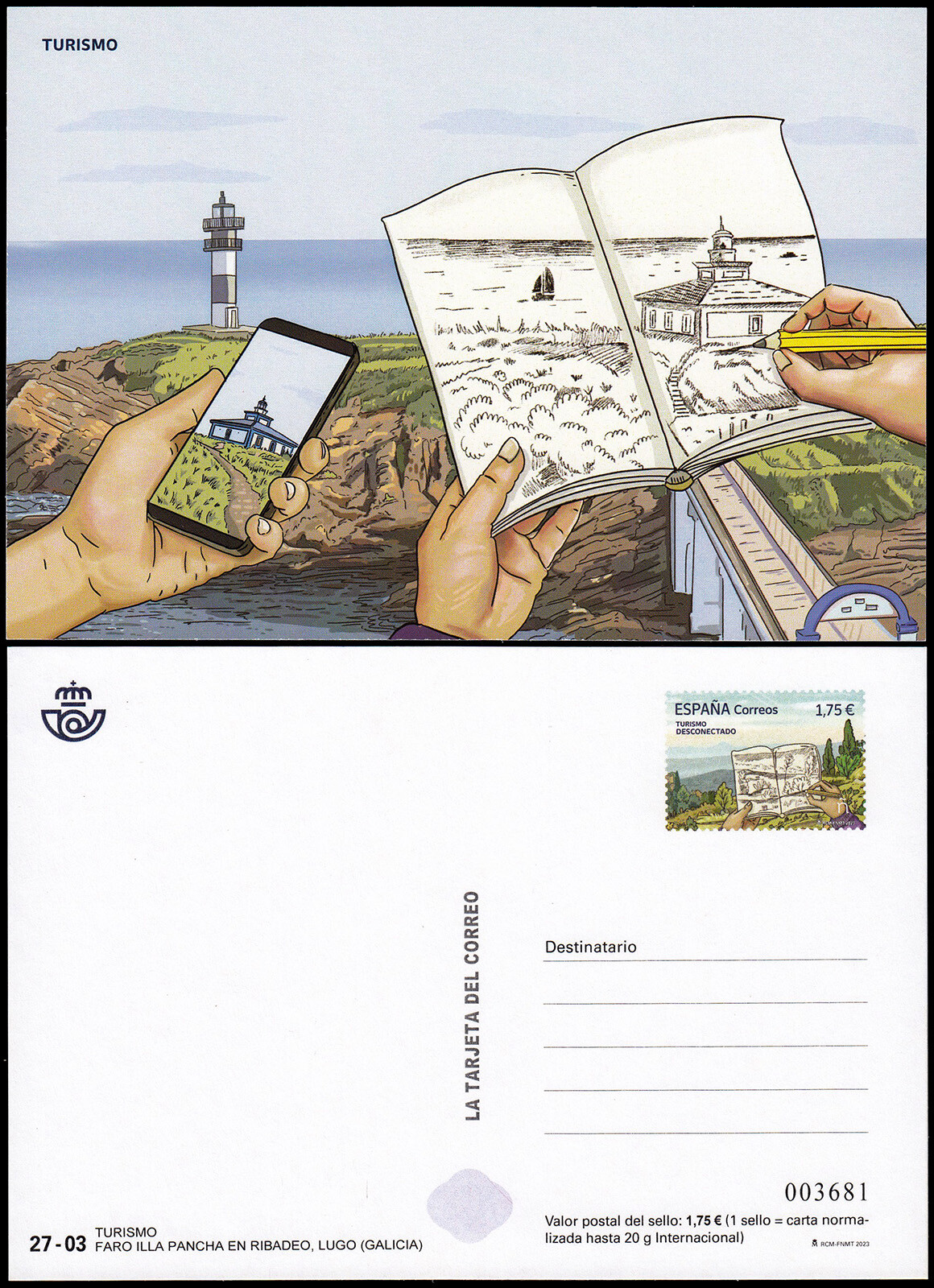 Spain Mail And Private Initiative Cards 175 2023 Faro Illa Pancha Ri | eBay