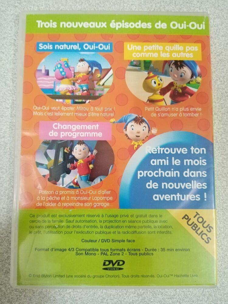 DVD - Oui-oui (3 noveux épisodes) | Bon état | eBay