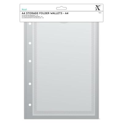 Xcut A4 Embossing Folder Storage Case Wallets (5pk) - with A4 Pockets ...
