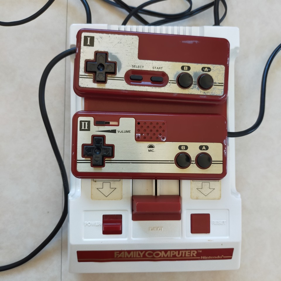 Nintendo FAMICOM Console Family Computer Super Mario Usa Bros. 3 Video ...