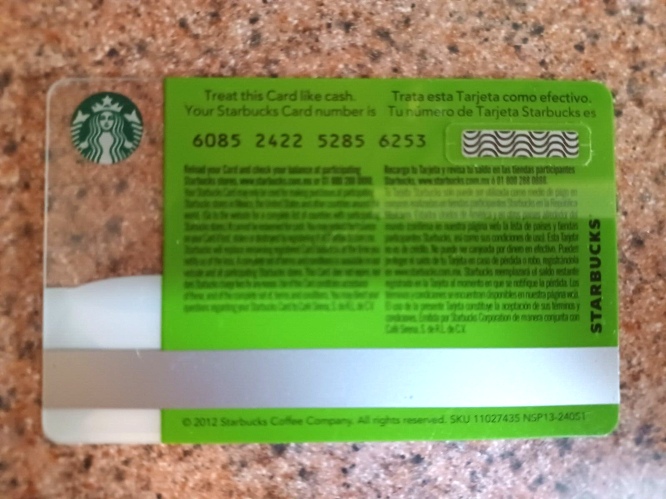 STARBUCKS Mexico 2012 Aroma Gift Card MINT US Seller | eBay