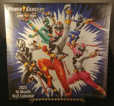 Power Rangers Dino Fury 2023 Wall Calendar 10"X10" Sealed NEW | eBay