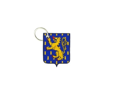 Keychain keyring embroidered franche compte comte patch flag crest ...