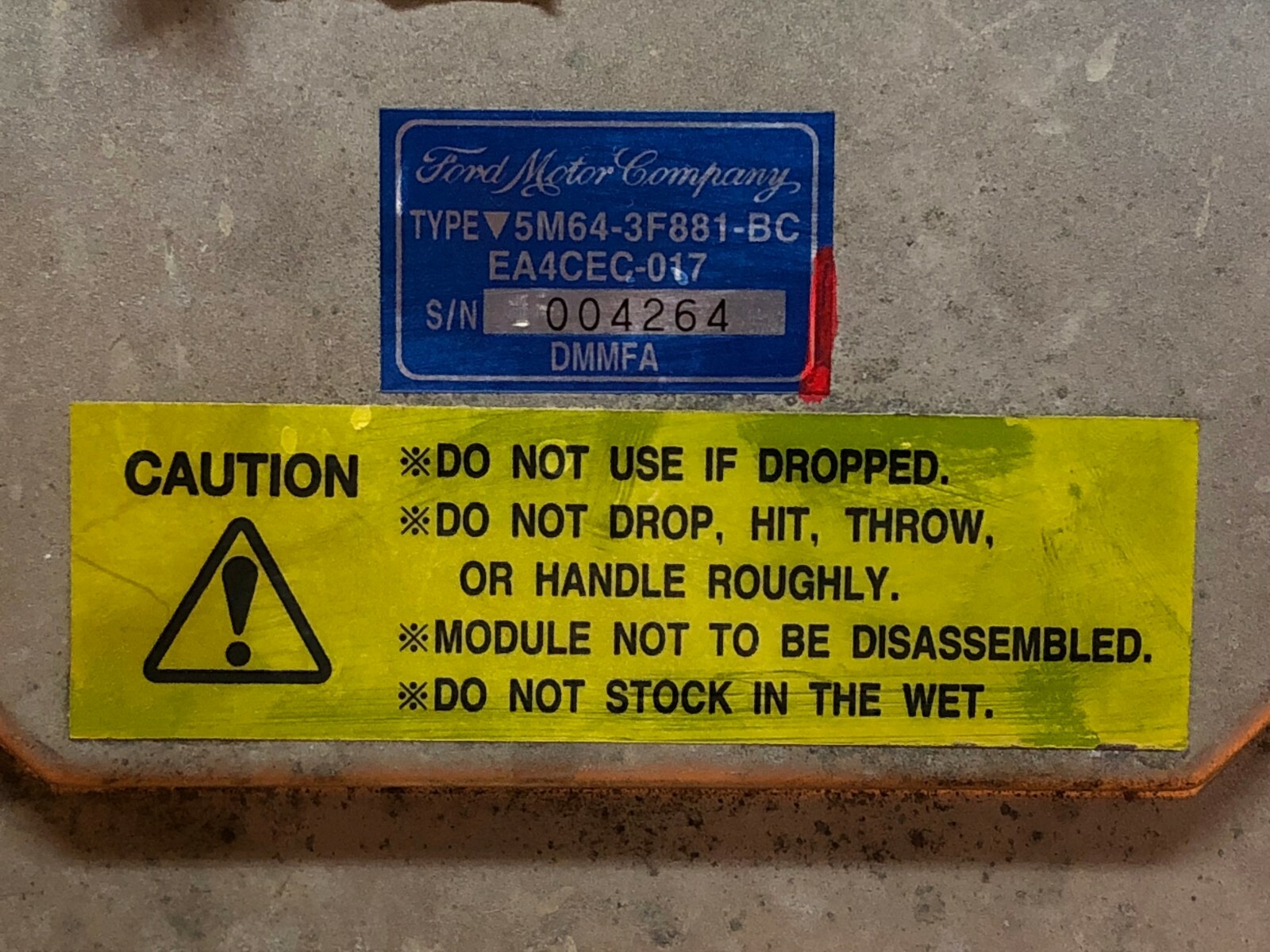 05-07 FORD ESCAPE 2.3 HYBRID STEERING CONTROL MODULE COMPUTER 5M64 ...