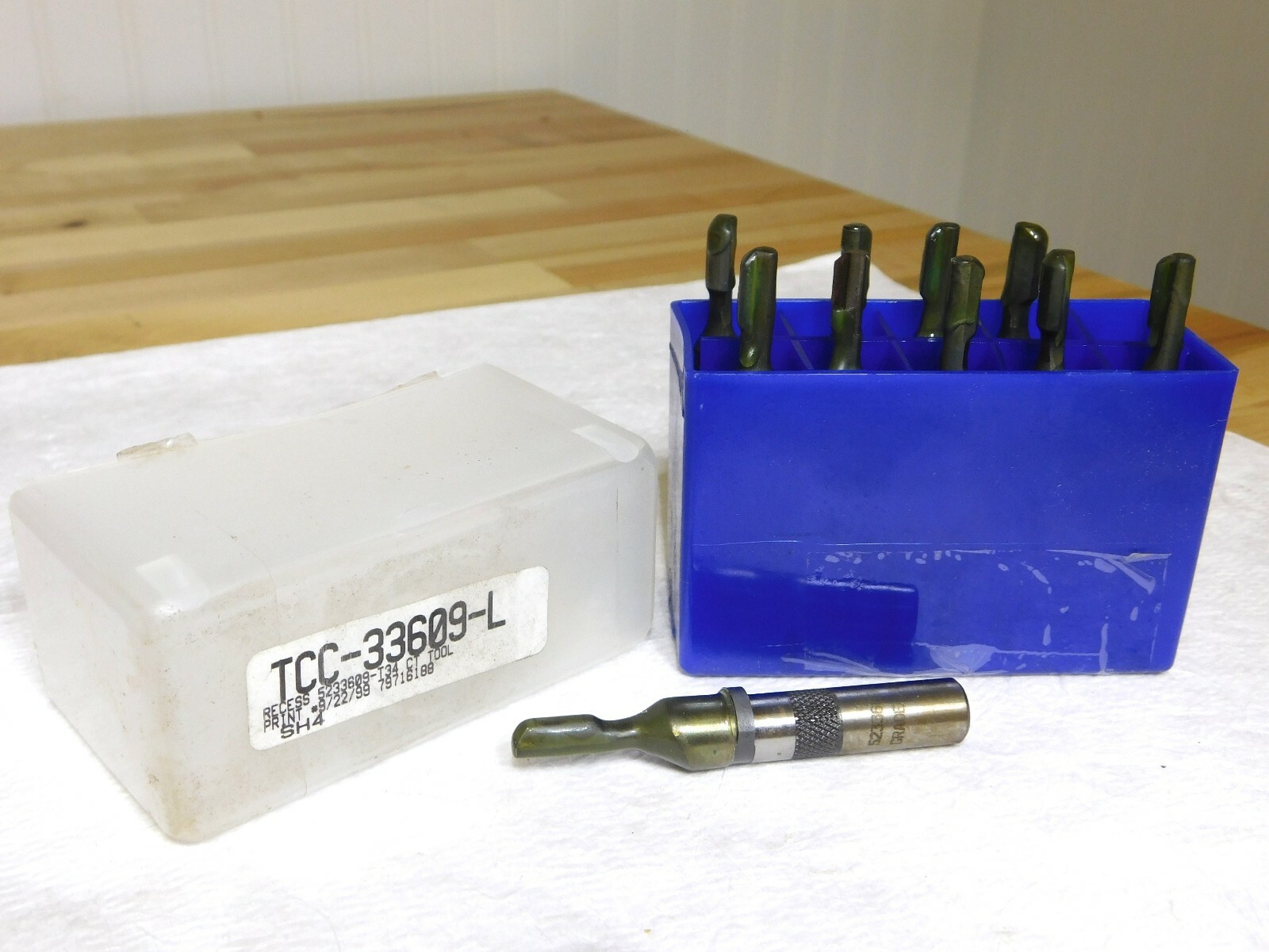 Taurus Recess Cutting Tool 0.25" OD 3-3/8" Oal 1/2" Shank Dia Qty-10 ...