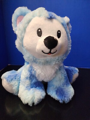 Fiesta Wolf Husky Dog Plush Stuffy 10" Blue & White Toy Kids Cute Puppy ...