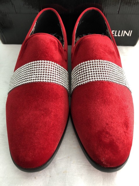 Alberto Fellini Men's Sparko 10 Slip-on Bling Loafer Glitter Glam Shoes ...