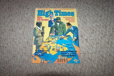 Vintage High Times Magazine Cannabis Marijuana Weed 19th Issue 1977 ...
