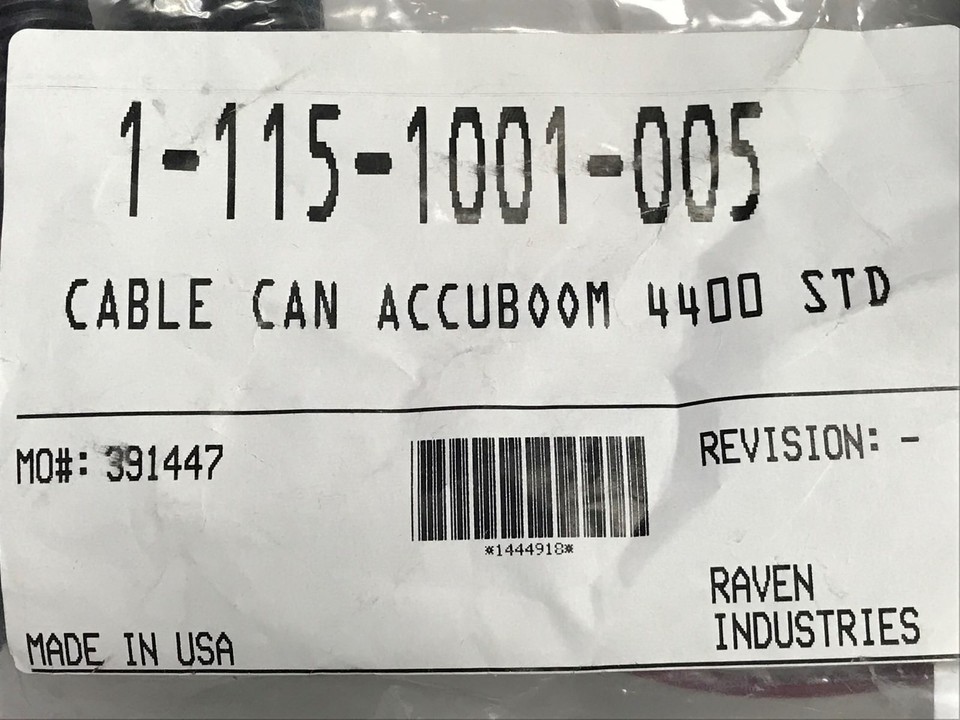 Raven CAN AccuBoom Cable SCS 4400 Standard - 115-1001-005 | eBay